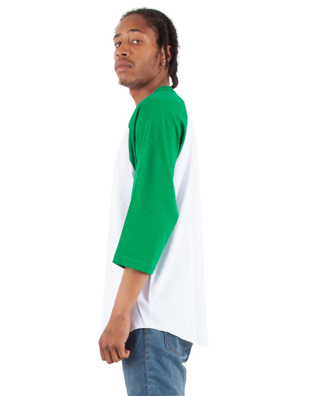 Shaka Wear SHRAG Adult 6 Oz., 3/4-Sleeve Raglan T-Shirt