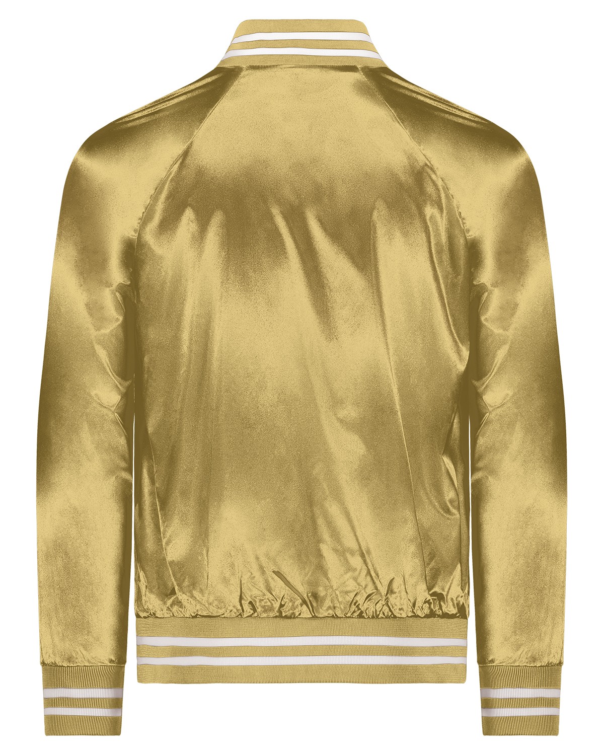 Augusta Sportswear 3610 Unisex Striped Trim Satin Baseball Jacket