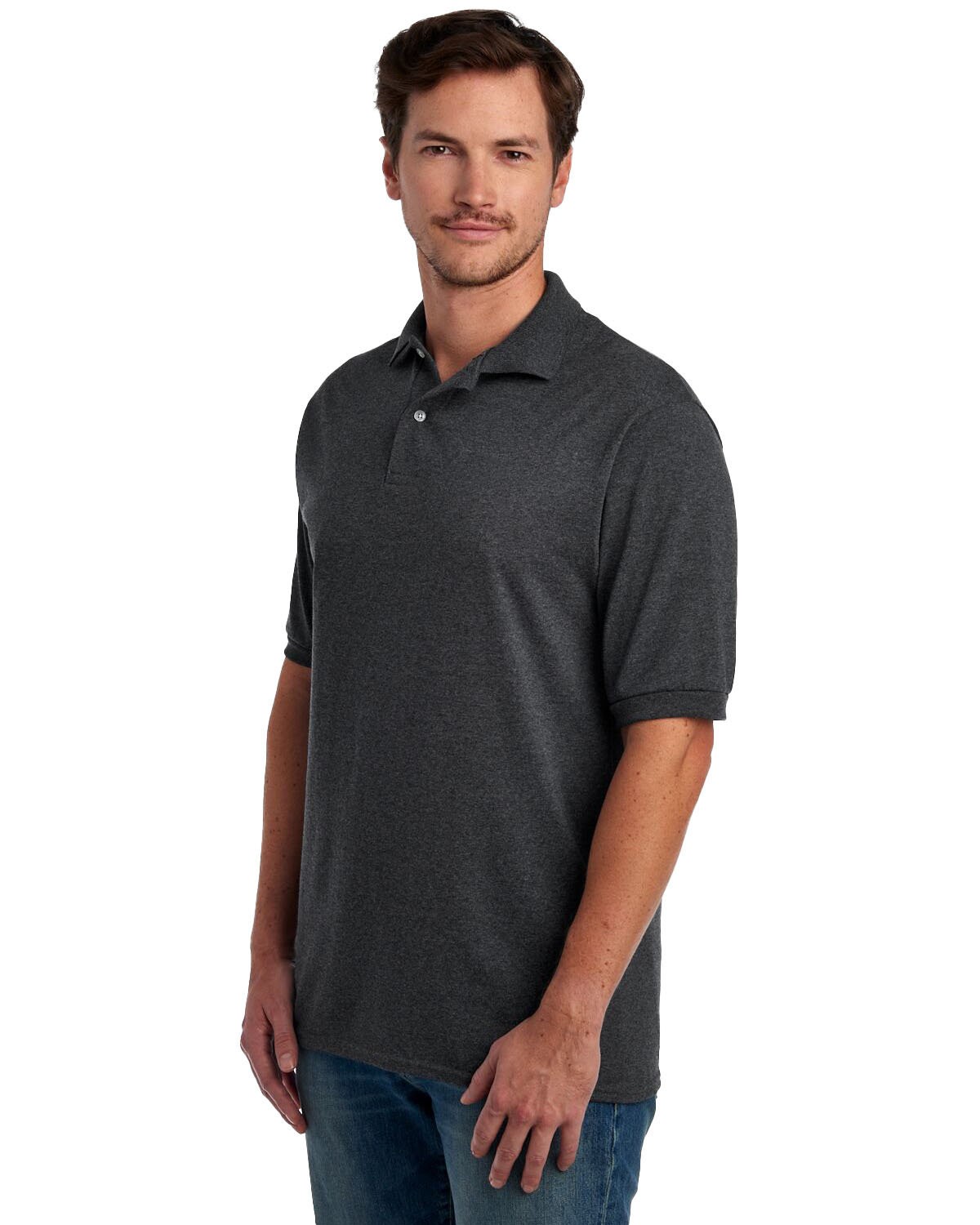 Jerzees 437 Adult Spotshield Jersey Polo