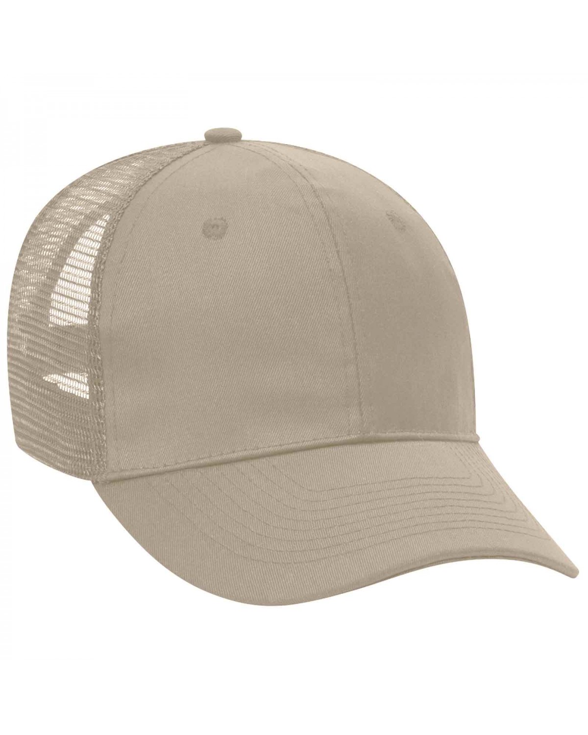 OTTO Cap 30-1103 6 Panel Mid Profile Mesh Back Trucker Hat