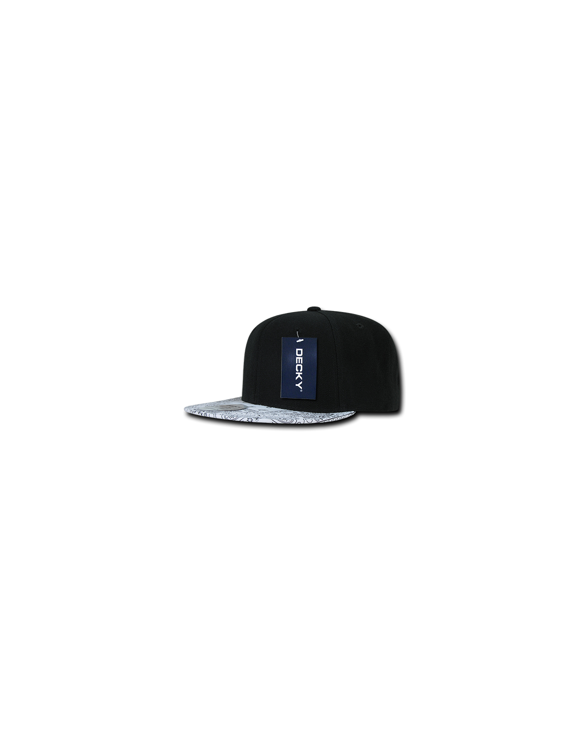 Decky 1093 6 Panel High Profile Structured Bandanna Bill Snapback