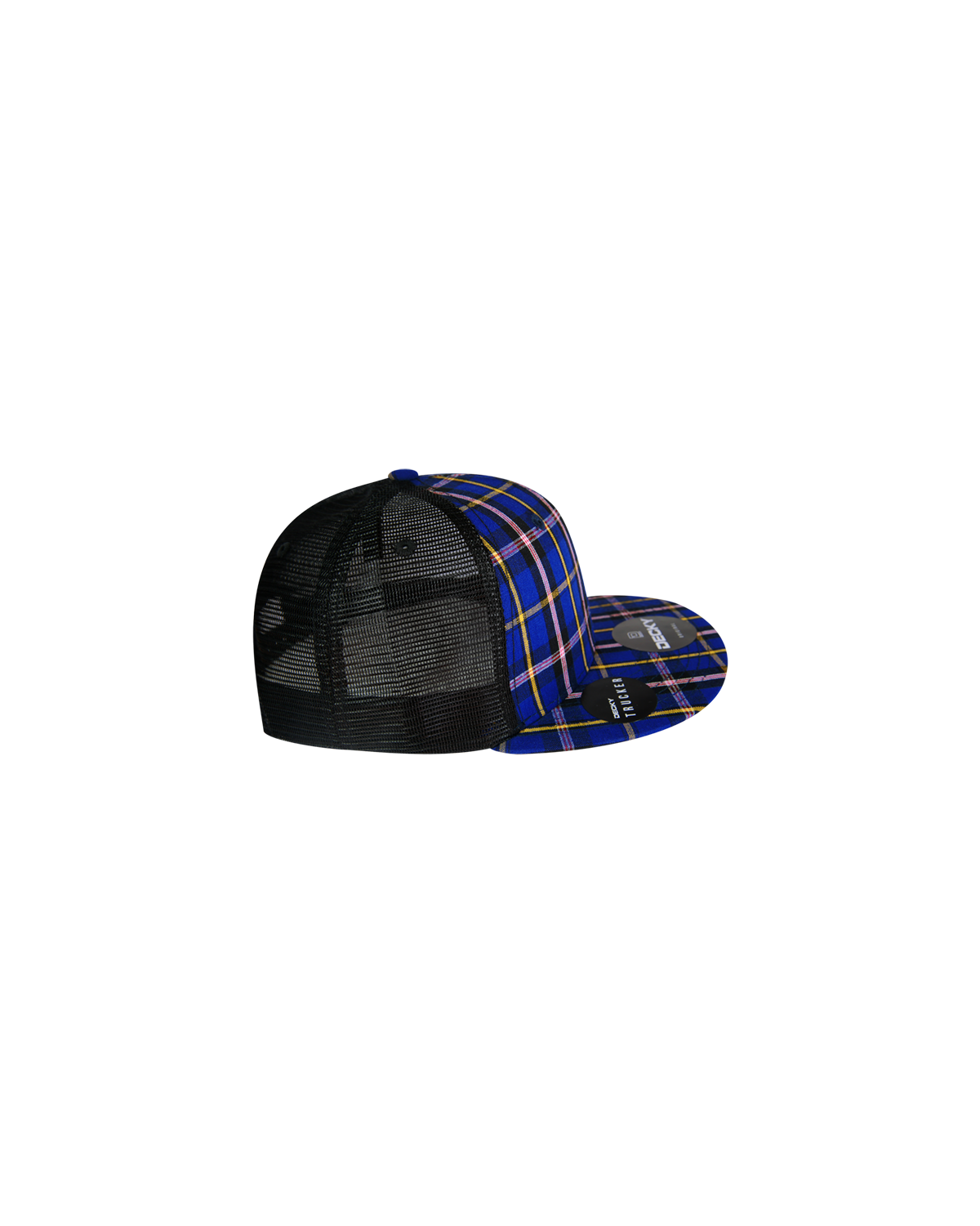 Decky 6016 6 Panel High Profile Structured Plaid Trucker
