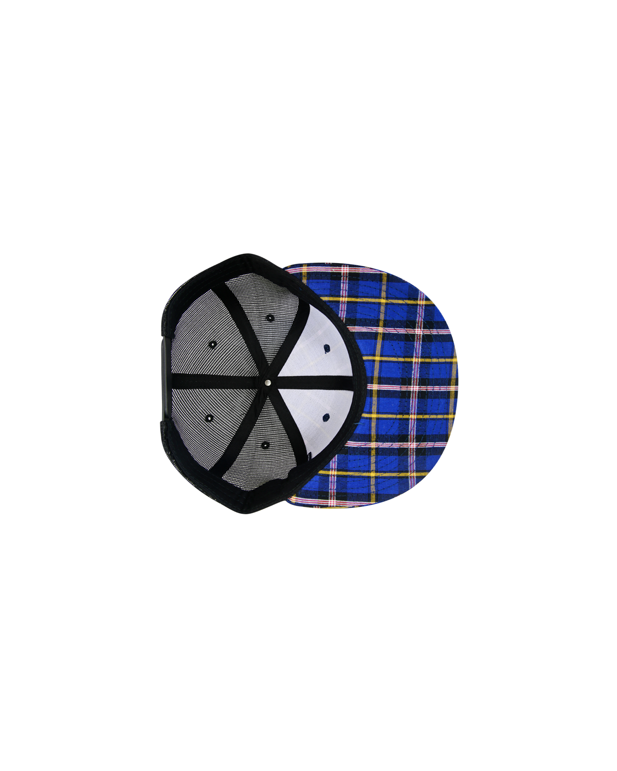 Decky 6016 6 Panel High Profile Structured Plaid Trucker