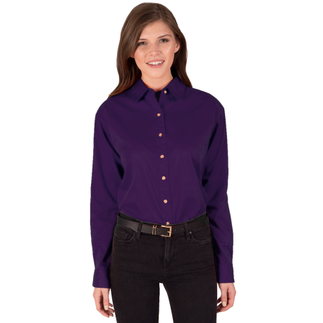 Blue Generation BG6217 Ladies' Teflon Twill Long Sleeve Shirt