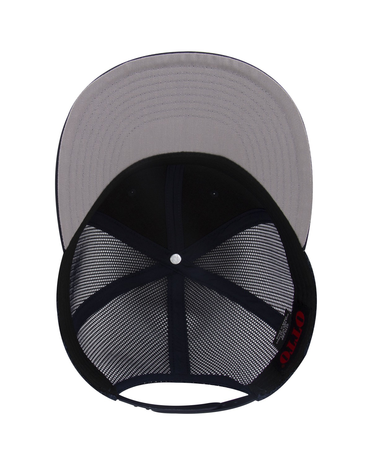 OTTO Cap 141-1070 "OTTO SNAP" 6 Panel Pro Style Mesh Back Trucker ...