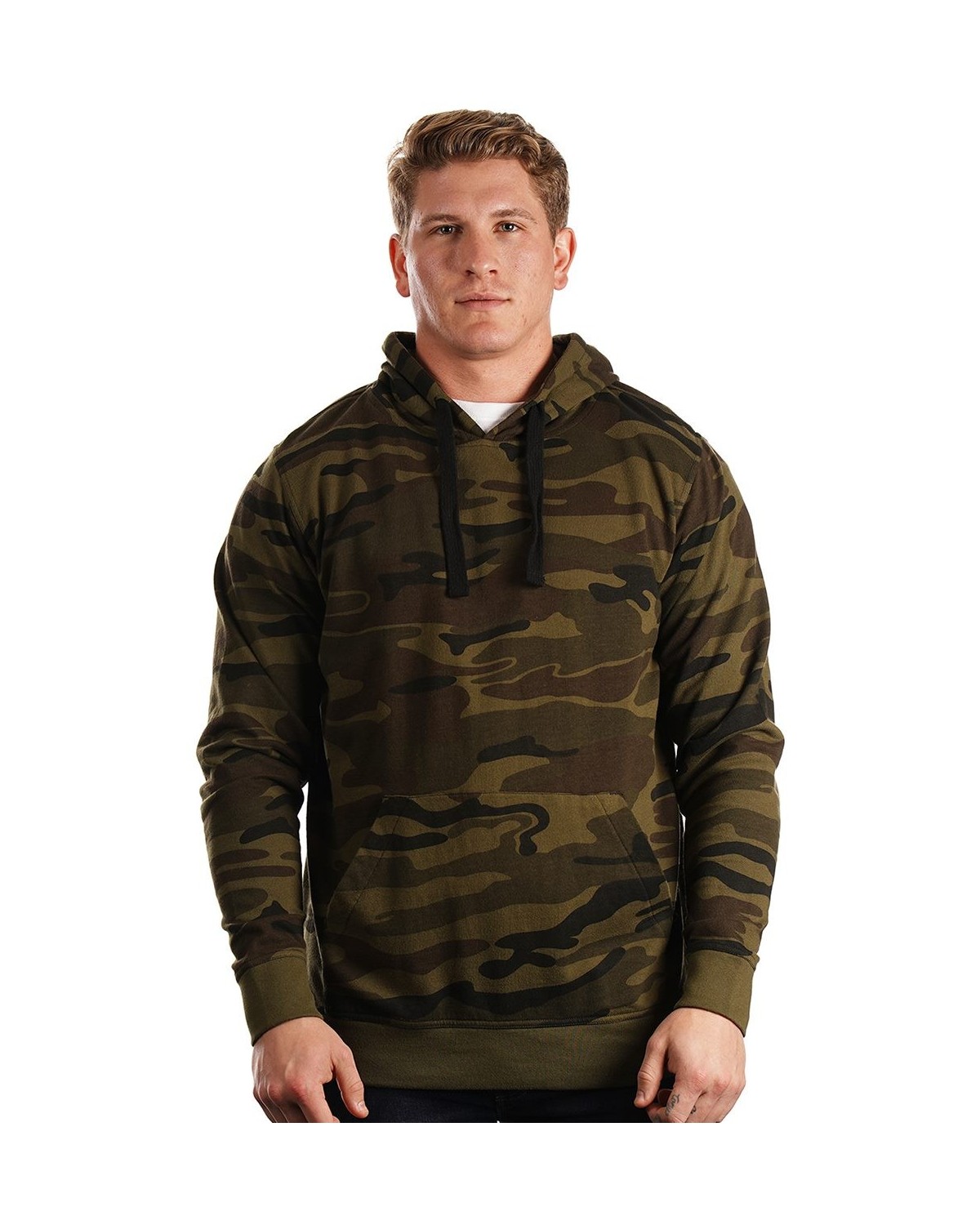 Burnside 8605 Enzyme-Washed French Terry Hooded Sweatshirt
