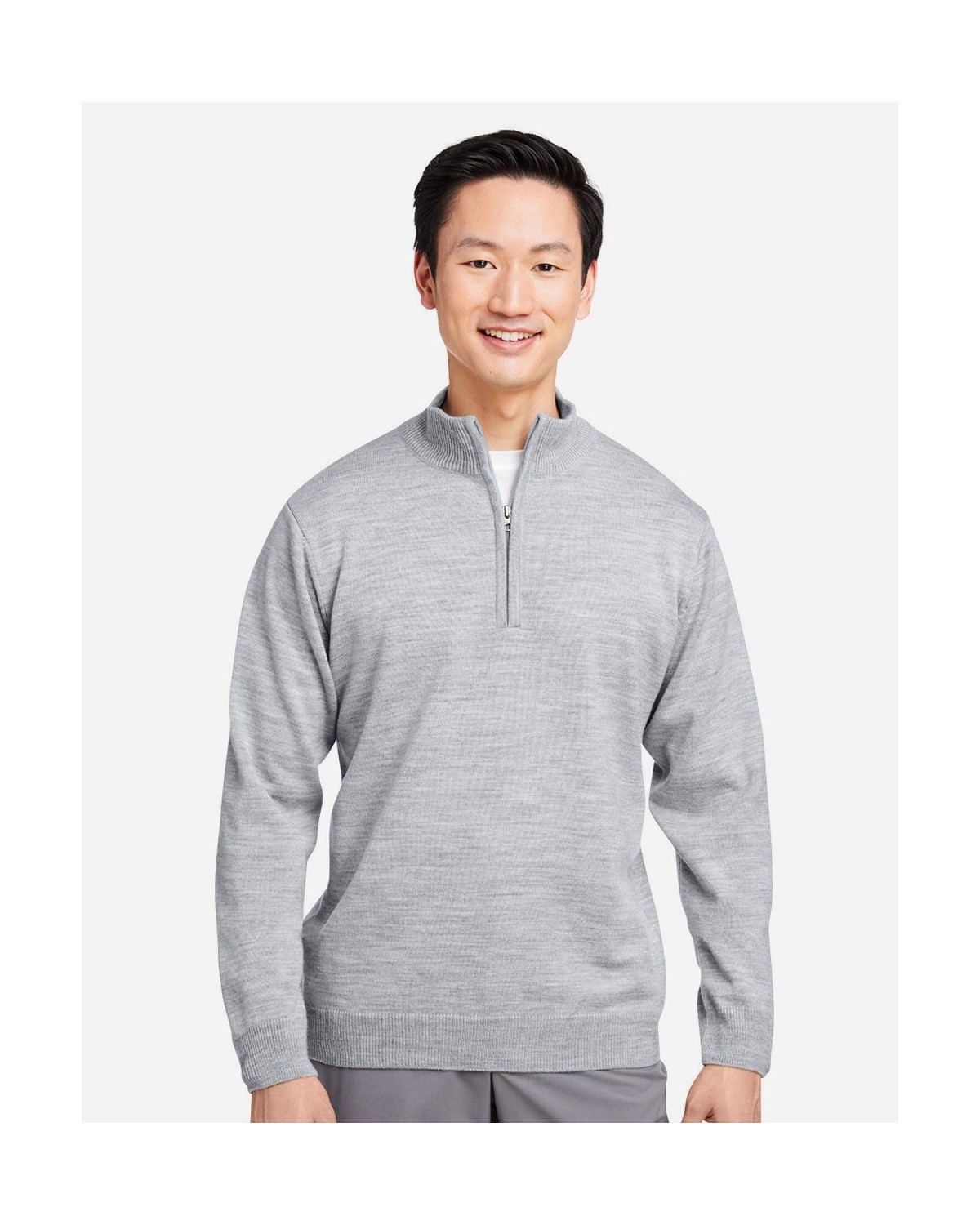 Harriton M421 Unisex Pilbloc Quarter-Zip Pullover Sweater