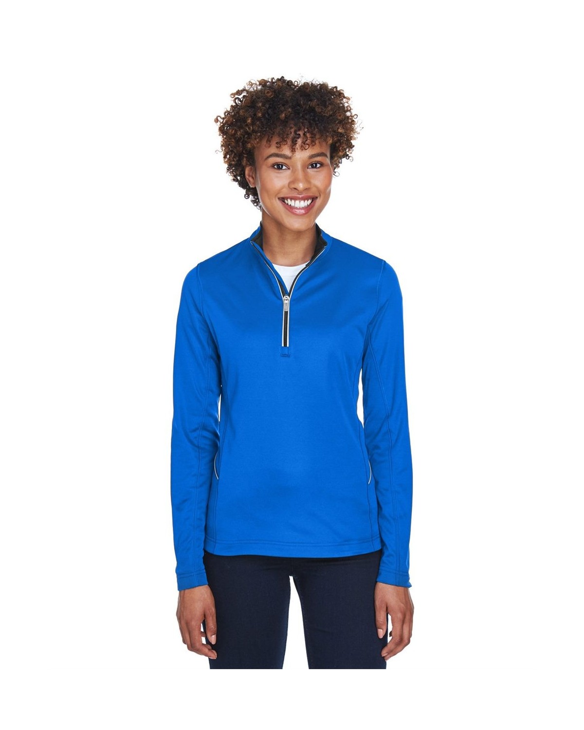 UltraClub 8230L Women's Cool & Dry Sport Quarter-Zip Pullover